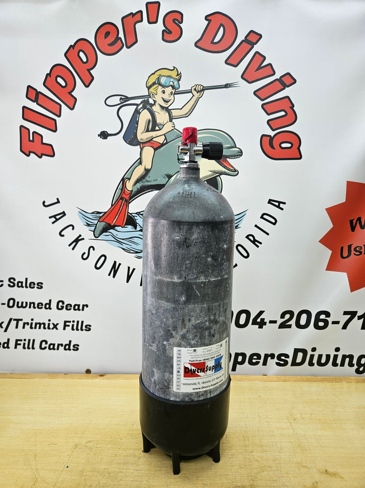 PST LP95 Steel Scuba Cylinder – Flipper's Diving LLC