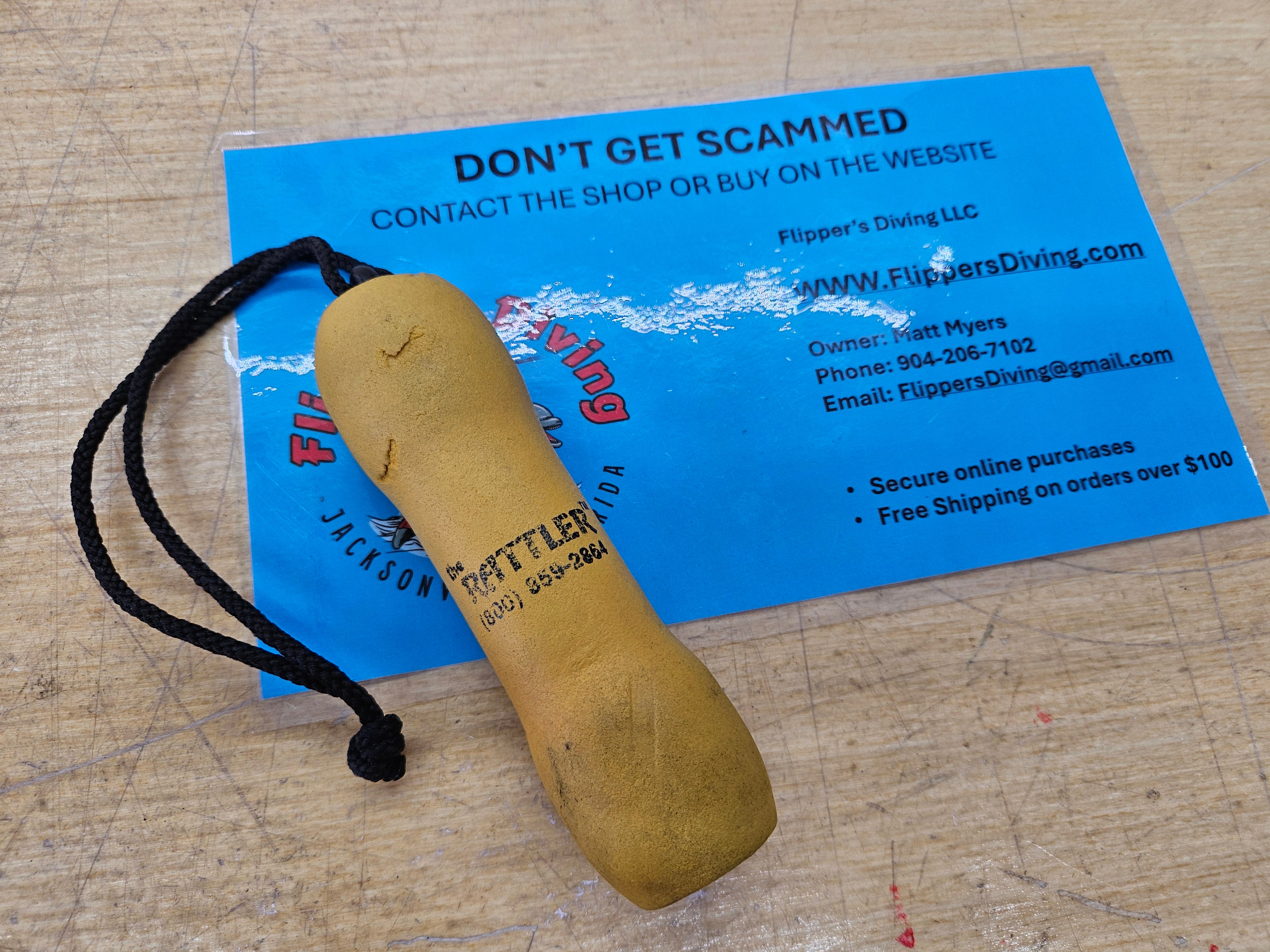 "The Rattler" Noise Maker – Flipper's Diving LLC
