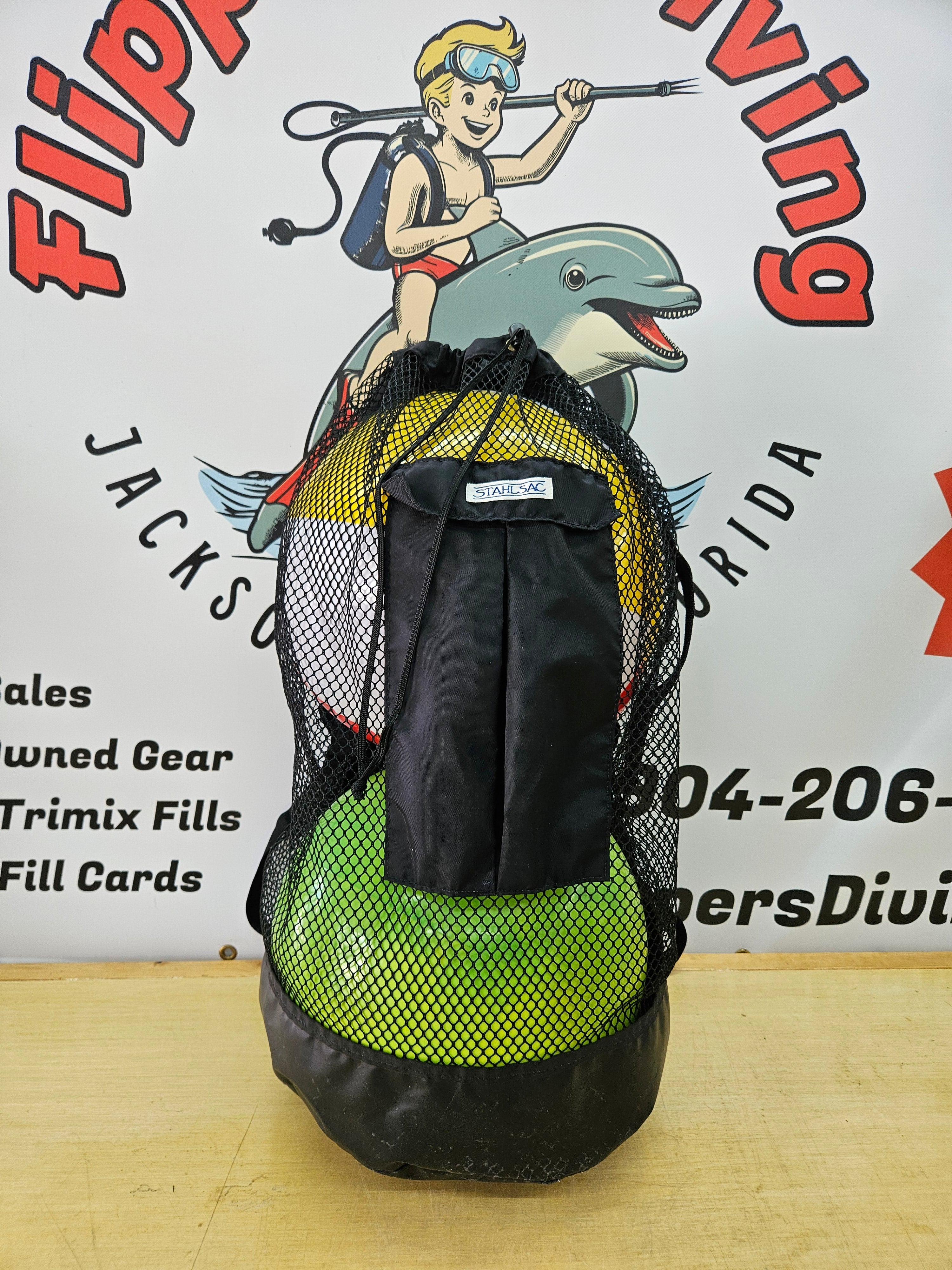 Stahlsac mesh backpack – Flipper's Diving LLC